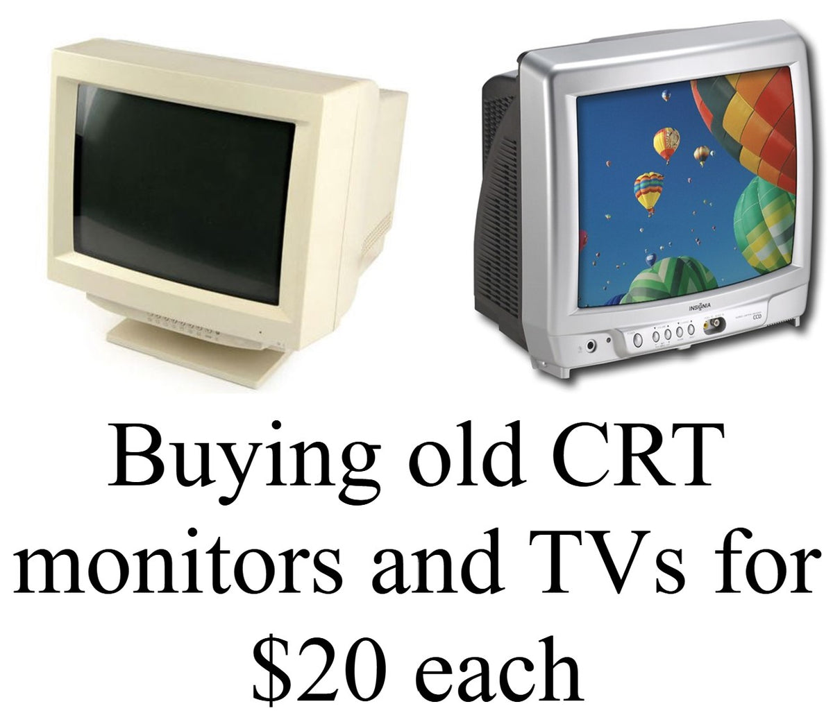 I Buy CRT TVs and Monitors – PokuPoku Studio