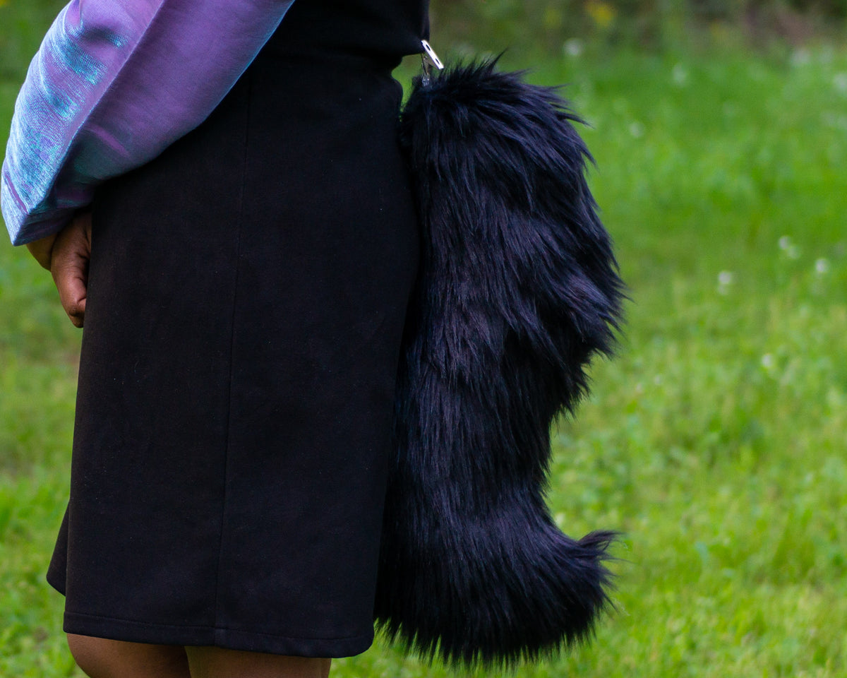 Black Wolf Animal Costume Tail – PokuPoku Studio