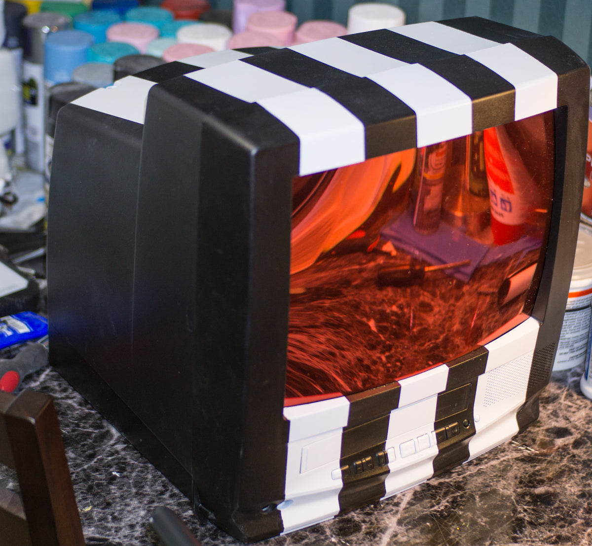 Tinted Acrylic Screen For DIY Monitor or TV Head Costume – PokuPoku Studio